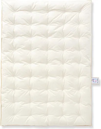 Dětská péřová přikrývka Frau Holle z prachového husího peří Rozměr: Kid's Down: 100x135 cm (260 g)