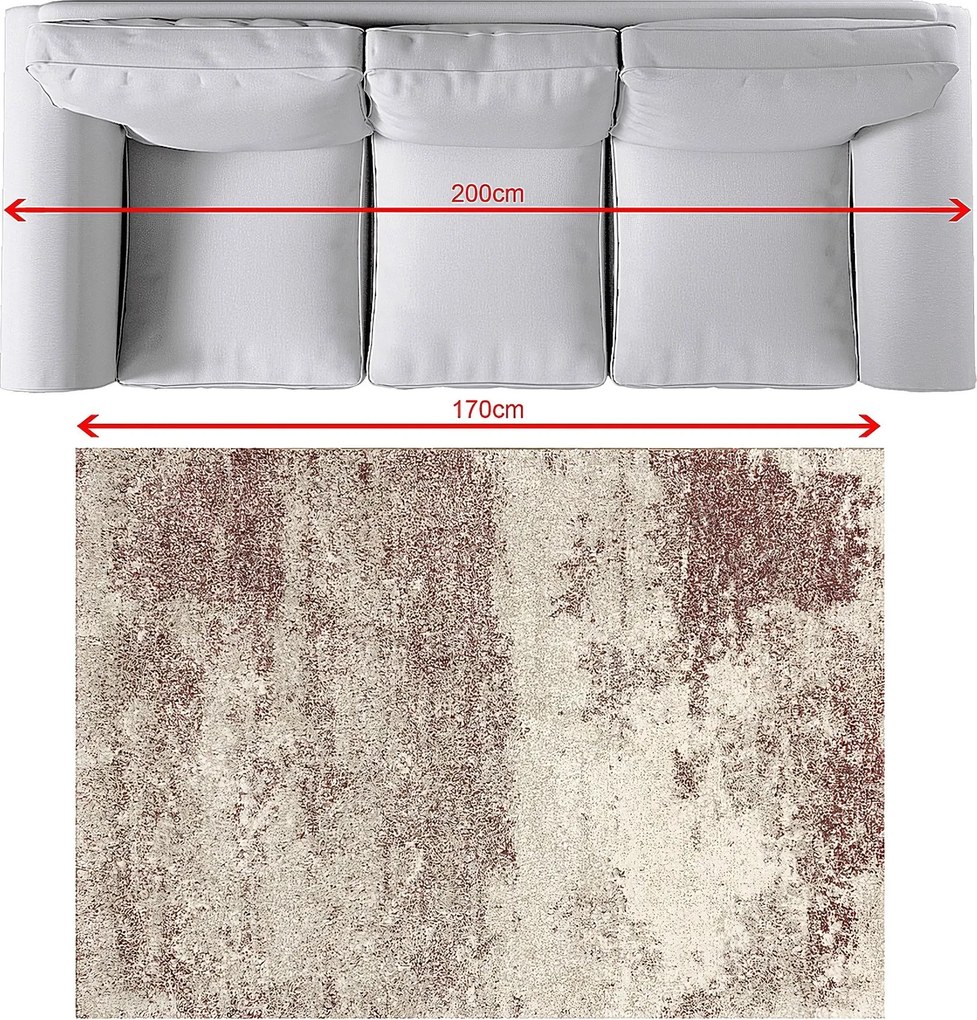 Koberec Softness silver/dusty lavender 120x170cm
