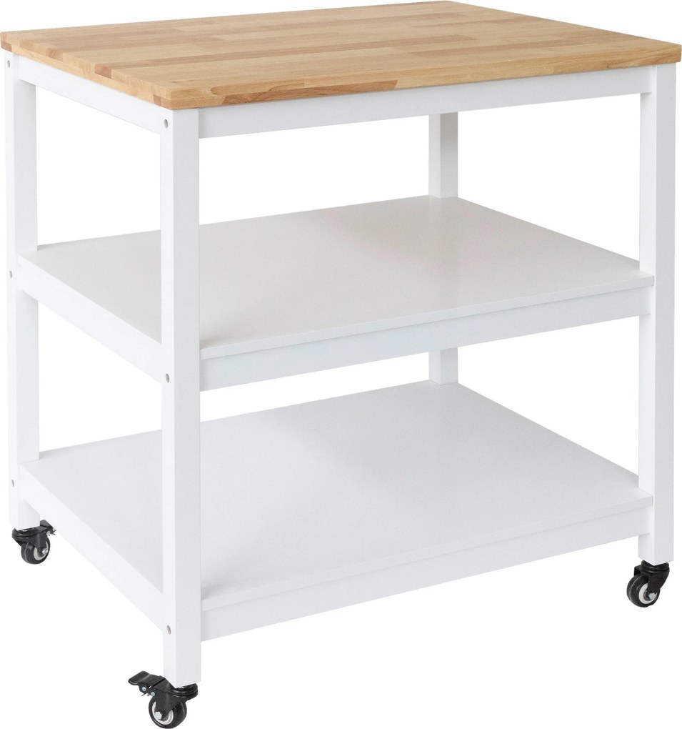 XXXLutz SERVÍROVACÍ VOZÍK, bílá, 79/90/60 cm MID.YOU - Barové vozíky - 001713014401