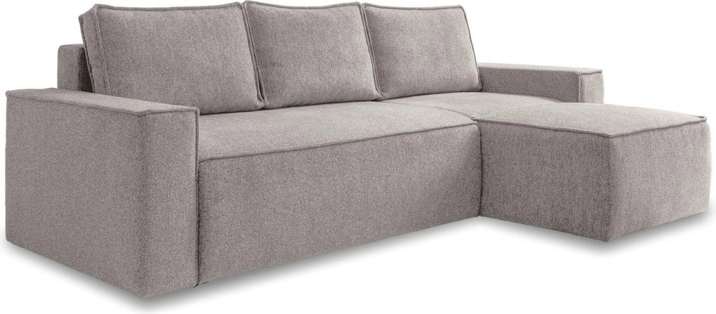 XXXLutz ROHOVÁ SEDAČKA, textil, šedá, bílá MID.YOU - Sedací soupravy - 001454003601