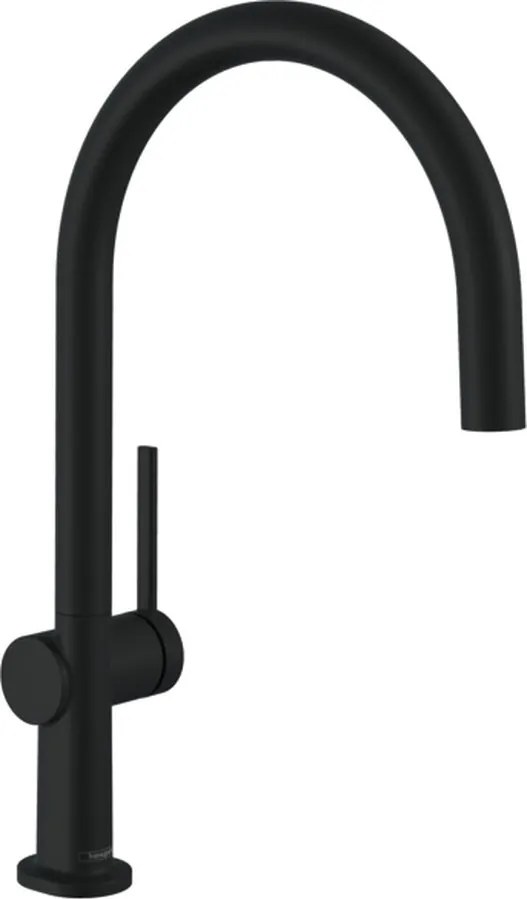 Hansgrohe M54, dřezová baterie Talis 220, s uzavíracím ventilem na spotřebič, černá matná, 72805670