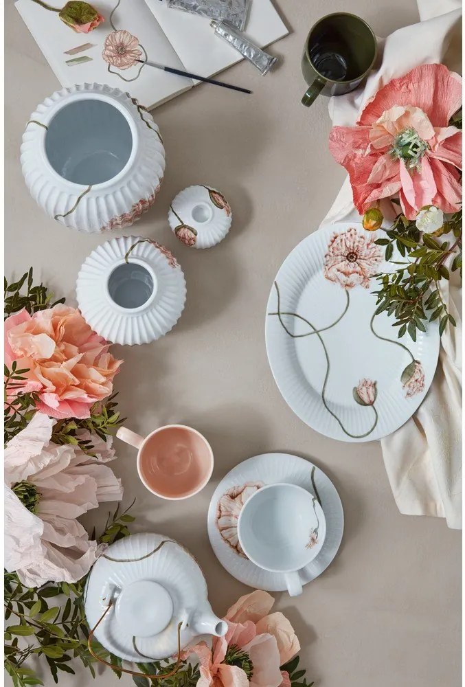 Bílý porcelánový šálek 380 ml Hammershøi Poppy – Kähler Design