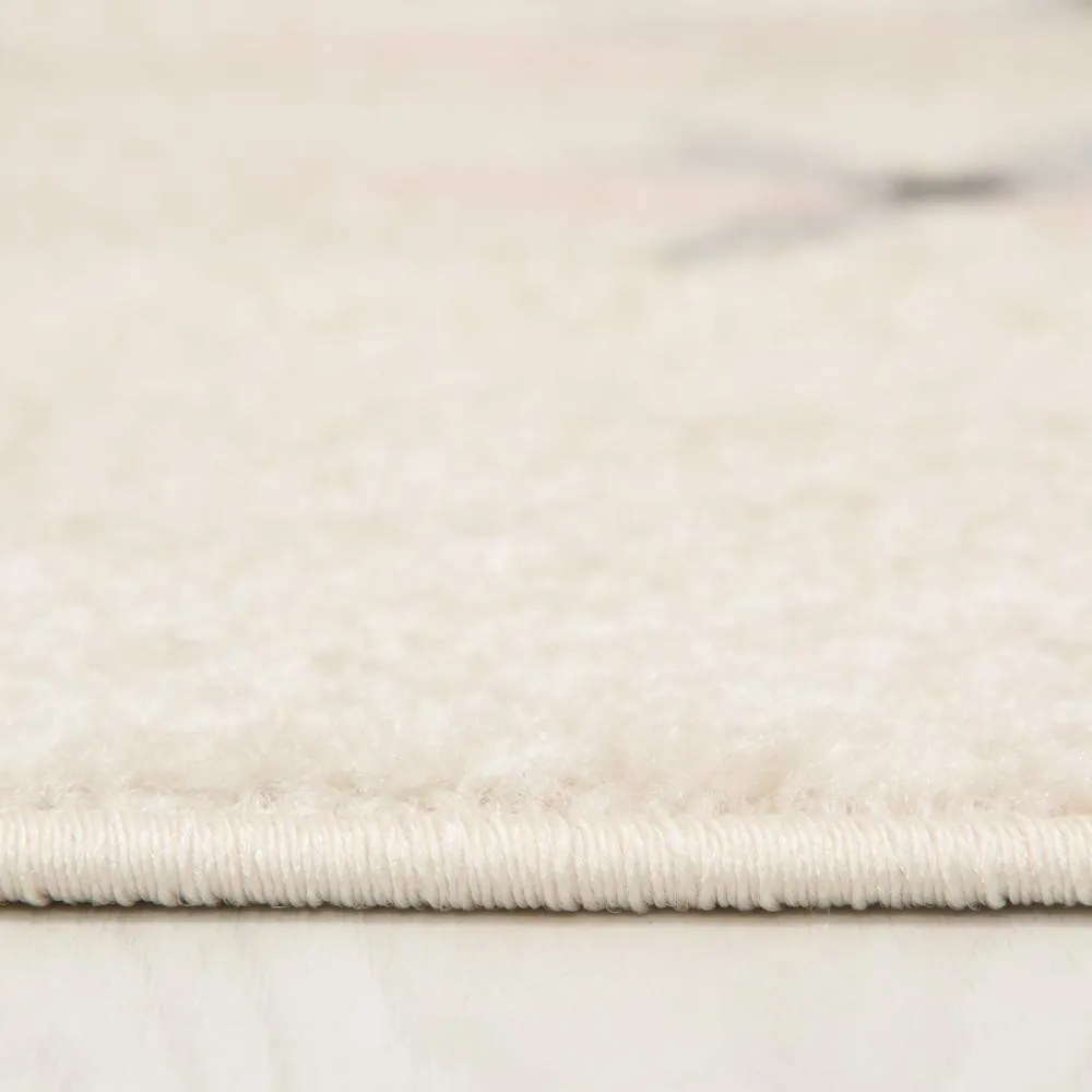 Dětský kusový koberec Lemur krémový 140x200cm