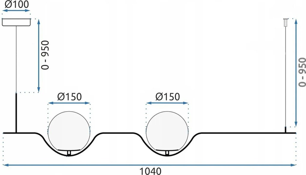 Toolight, Stropní svítidlo 2xE27 APP981-2CP, zlatá, OSW-05418