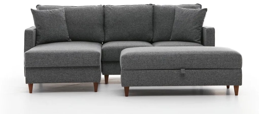 Atelier del Sofa Rohová sedací souprava Eva Left - Grey, Šedá