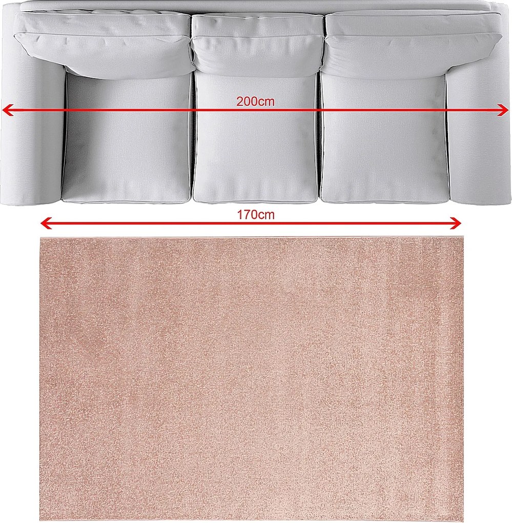 Koberec Casino soft rose 120x170 cm