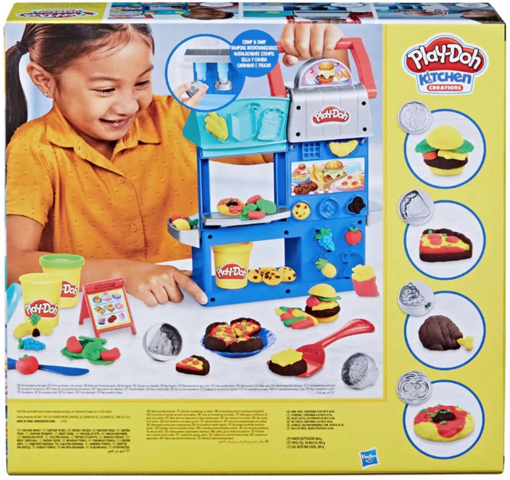HASBRO PLAY-DOH Rušná restaurace kreativní set modelína 284g s nástroji 14f8107