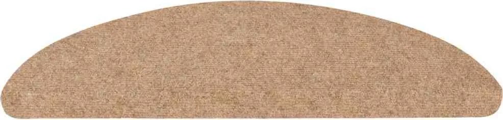 vidaXL Samolepicí nášlapy na schody 15 ks 56x17x3 cm [136390] Barva: Šedá