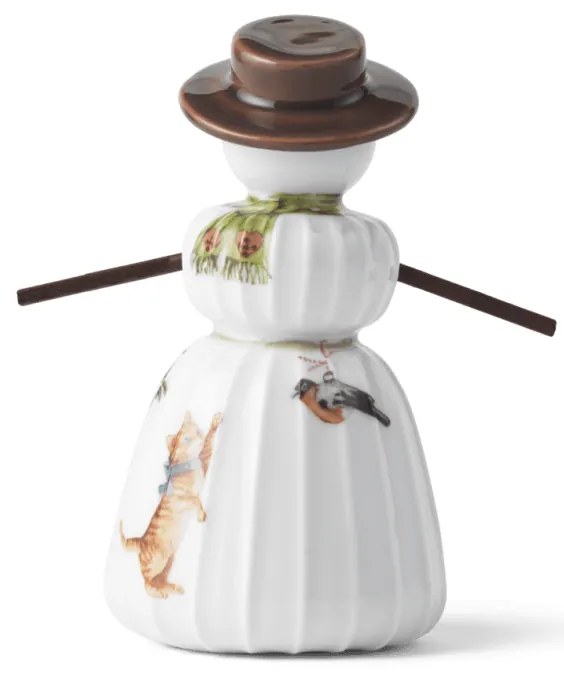 Vánoční porcelánová dekorace Snowwoman 11 cm Kähler