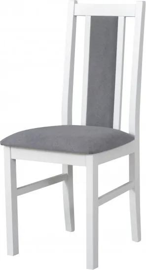 Sconto Jídelní židle BOLS 14 šedá/bílá