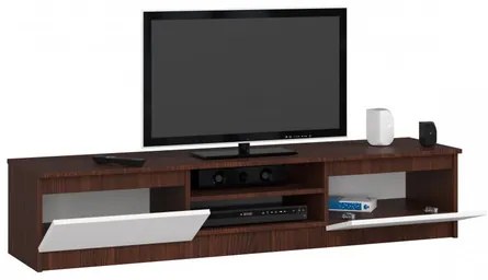 TV stolek RTV 160 wenge/bílá