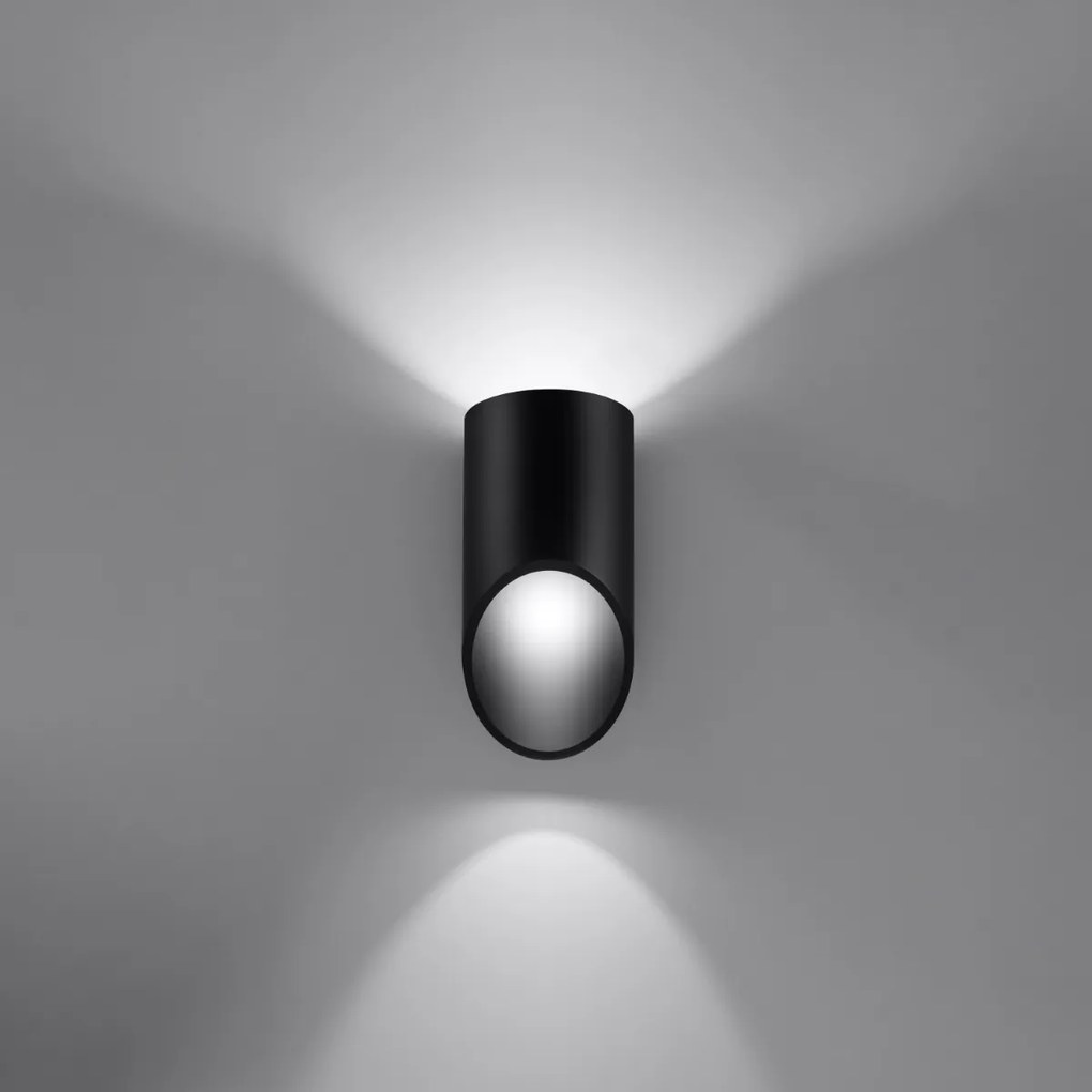 Sollux Lighting Nástěnné svítidlo PENNE 20 Černá