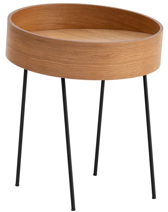Kalune design Odkládací stolek ILO hnědý