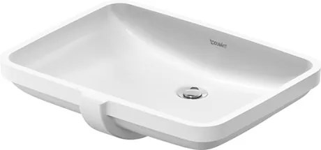 Duravit No.1 - Vestavné umyvadlo 585 x 455 mm, bílá 03955500282