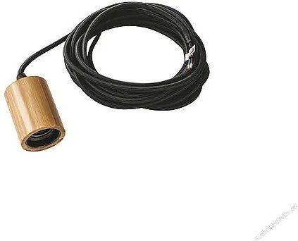 LA 1000582 FITU závěsné svítidlo E27 bambus světlý 5m kabel s otevřeným koncem max. 60W - BIG WHITE