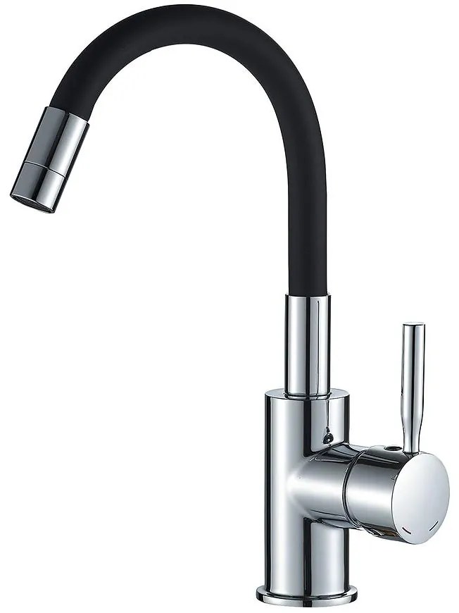 Flexibilní umyvadlová a dřezová baterie Mini chrom