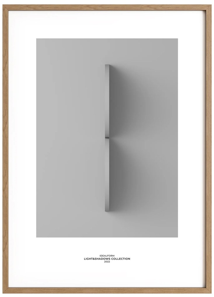 Idealform Poster no. 8 Arched shapes Barva: Silver grey, Velikost: 500x700 mm