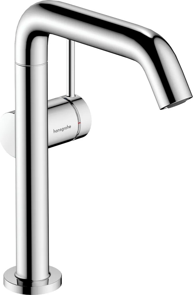 Hansgrohe Tecturis S, páková umyvadlová baterie 210 Fine CoolStart EcoSmart+ s otočným výtokem a odtokovou soupravou, chromová, HAN-73360000