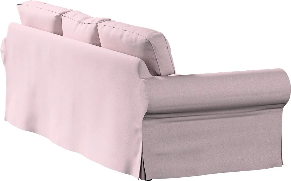 Potah na pohovku IKEA Ektorp 3-místná rozkládací, NOVÝ MODEL 2013 barva růžová látka pletený vzor