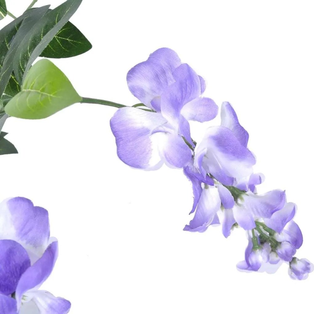 vidaXL Umělá vistárie v květináči 120 cm [241364]