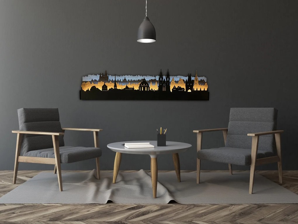Li-Go "Praha" světelný obraz 230V 125x35cm
