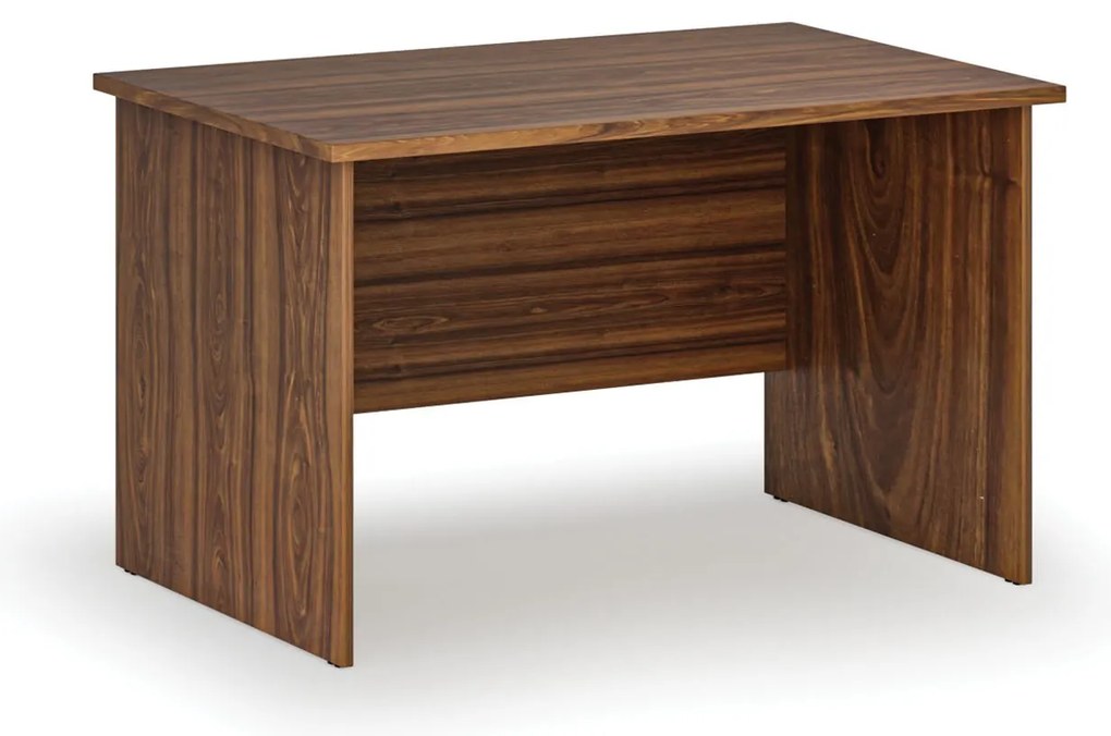 Kancelářský psací stůl PRIMO WOOD, 120x80 cm, ořech
