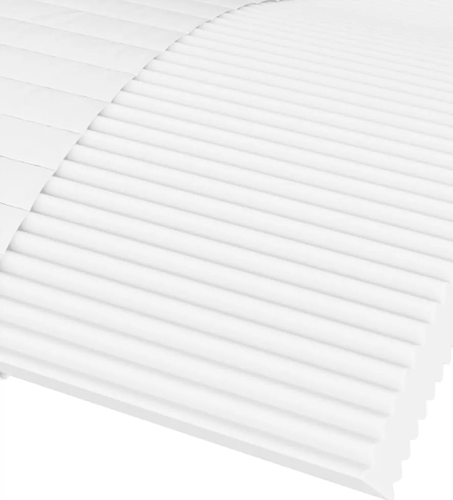 vidaXL Válenda s matrací 90 x 200 cm textil [3197512] Barva: Tmavě šedá