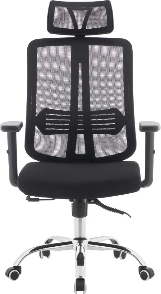 Ergonomická kancelářská židle APEX - černá síťovina / nosnost 150 kg