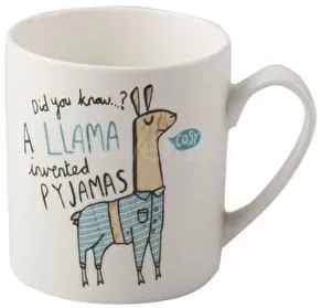 Porcelánový hrnek Llama Pyjamas