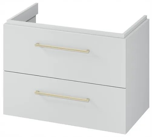Cersanit Larga, umyvadlová skříňka 80cm, šedá matná, S932-075