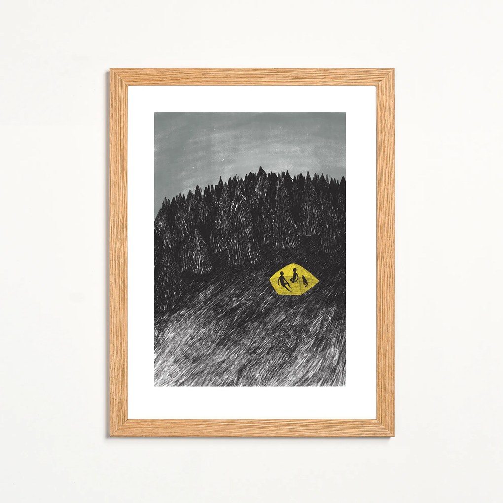 Dorota Šebková | 49°00′20.8″ N, 13°55′29.2″ E Rám: Černý, Velikost: 40 x 30 cm