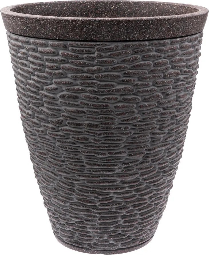 Květináč z recyklovaného plastu ø 38 cm – Dakls