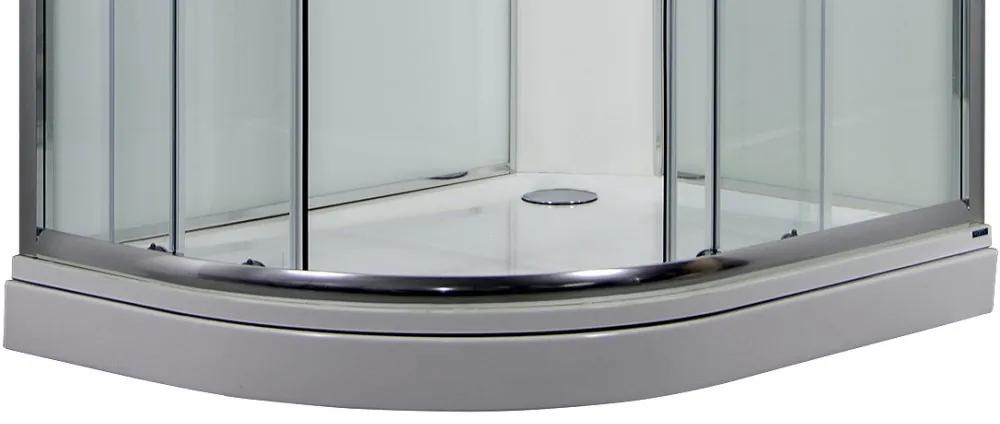 ARTTEC SIRIUS 120 x 90 cm - Sprchový box model 1 čiré sklo pravá vanička PAN01265