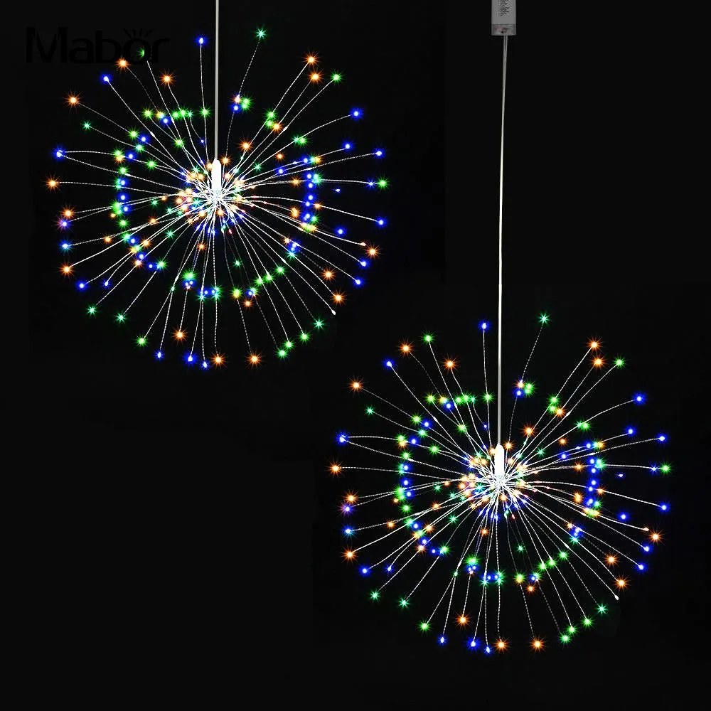 LED dekorativní světlo Firework lamp, ohňostrojový stromeček, 48cm Barva: Studená bílá