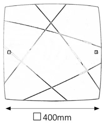 Rabalux 3699 - Stropní svítidlo PHAEDRA 2xE27/60W/230V