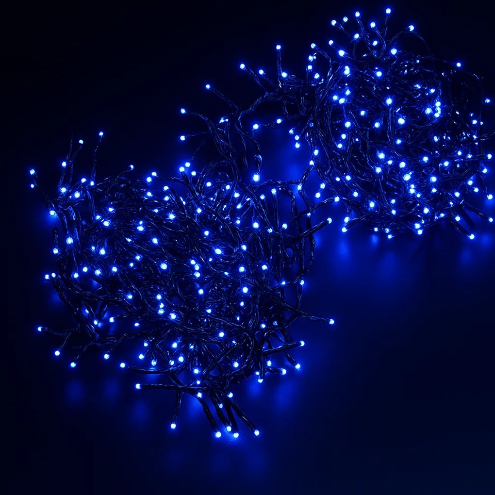 Vánoční světýlka vnitřní modré 300 LED