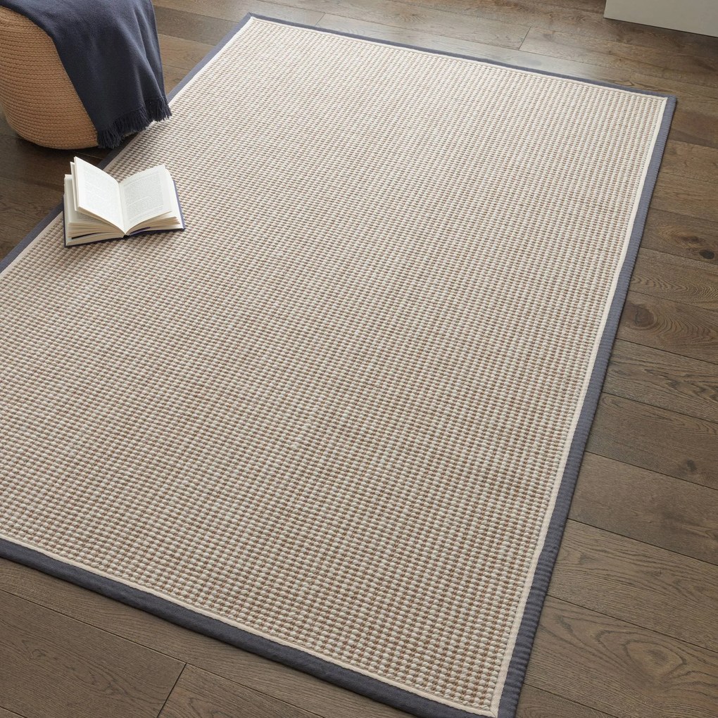 Tribeca Design Kusový koberec Ministry Loop Slate Cream Rozměry: 240x340 cm