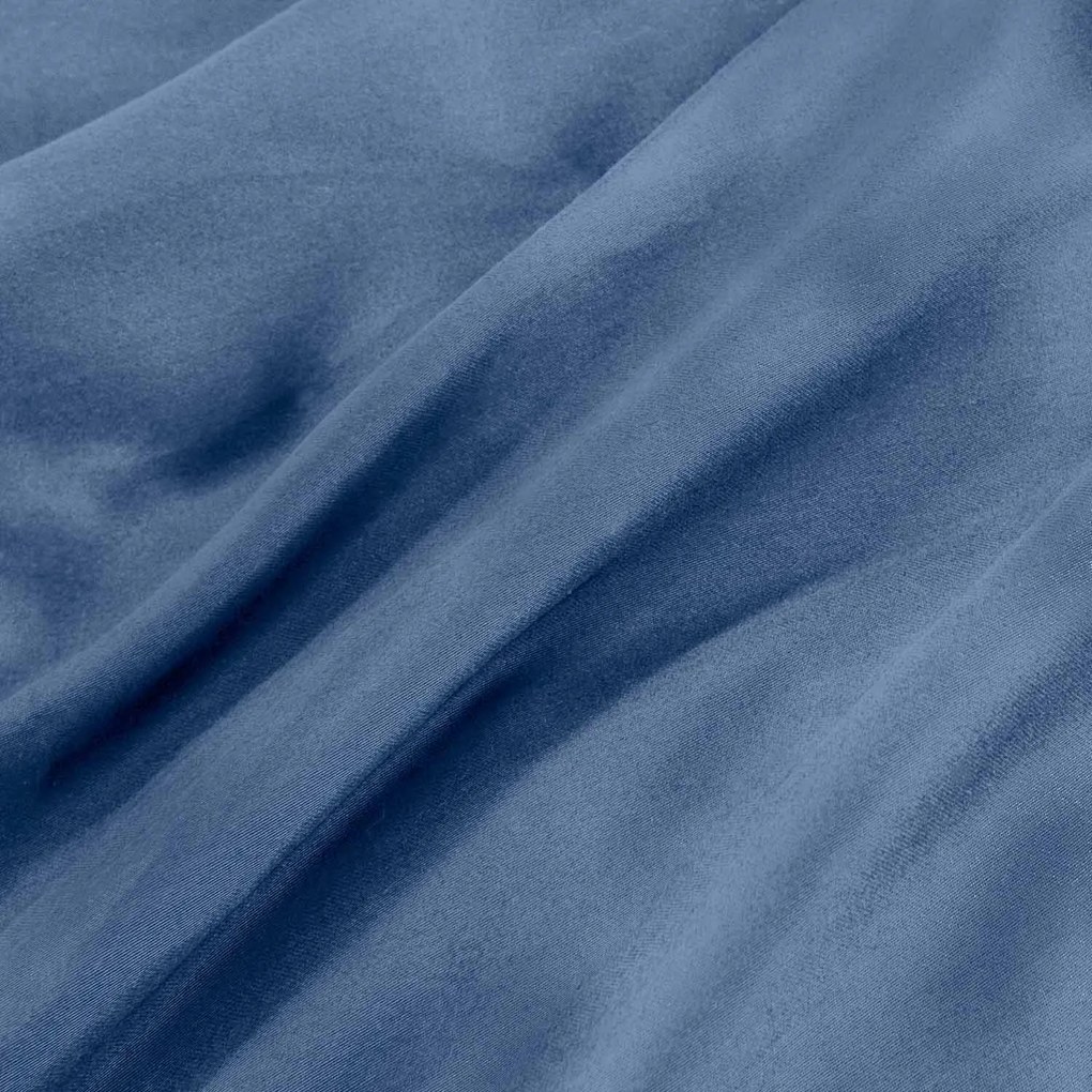 SATÉNOVÉ POVLEČENÍ SATINLOVE CLASSIC 160X200 CM, 2KS 70X80 CM MODRÉ