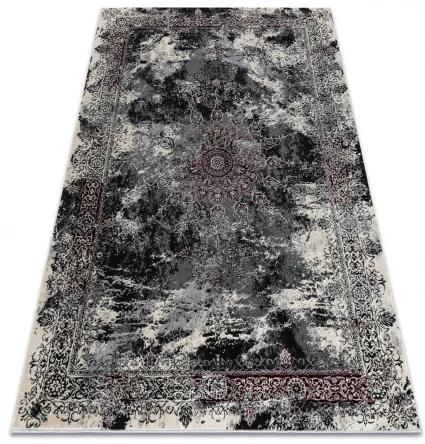 Moderní koberec VINCI 1407 Růžice vintage Strukturální slonová kost velikost 160x220 cm | krásné koberce cz