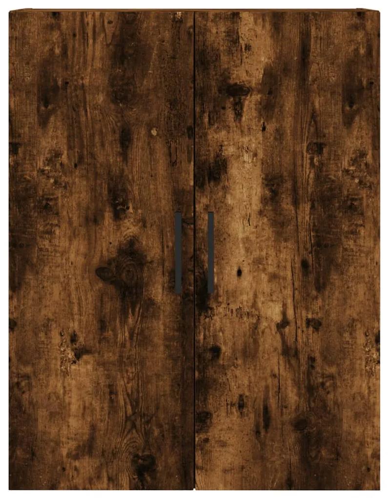 Skříň highboard kouřový dub 69,5 x 34 x 180 cm kompozitní dřevo,  3196096