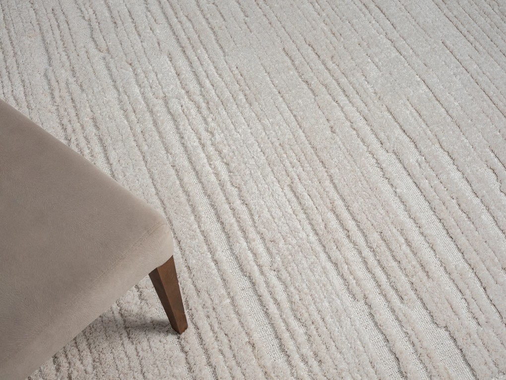 My Flair, Kusový koberec Enya weiß, 140x200, bílá, chodba / předsíň