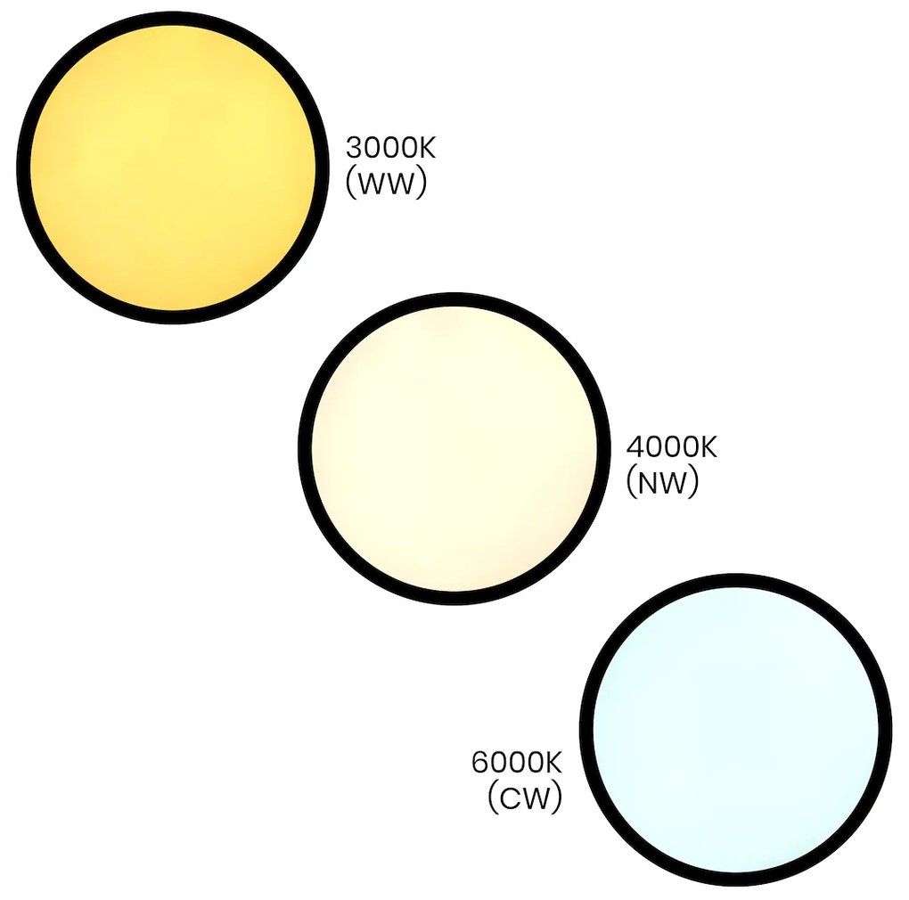 Stropní LED svítidlo Maq, 1x LED 40w, 3000-6500k, b
