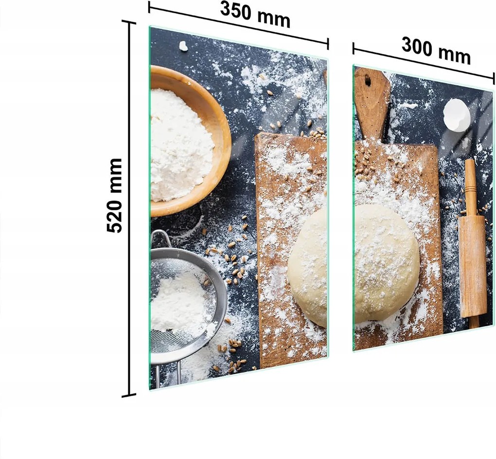 Skleněná Ochranná Deska Do Kuchyně 65x52 Kuchyně