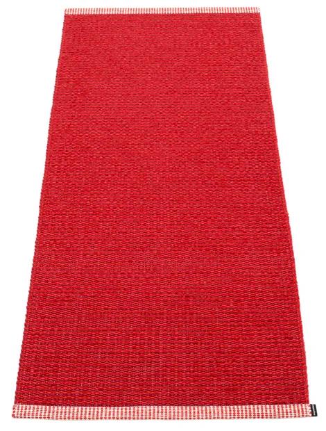 Vinylový koberec Pappelina MONO Dark Red/Red Velikost pappelina: 85x160 cm