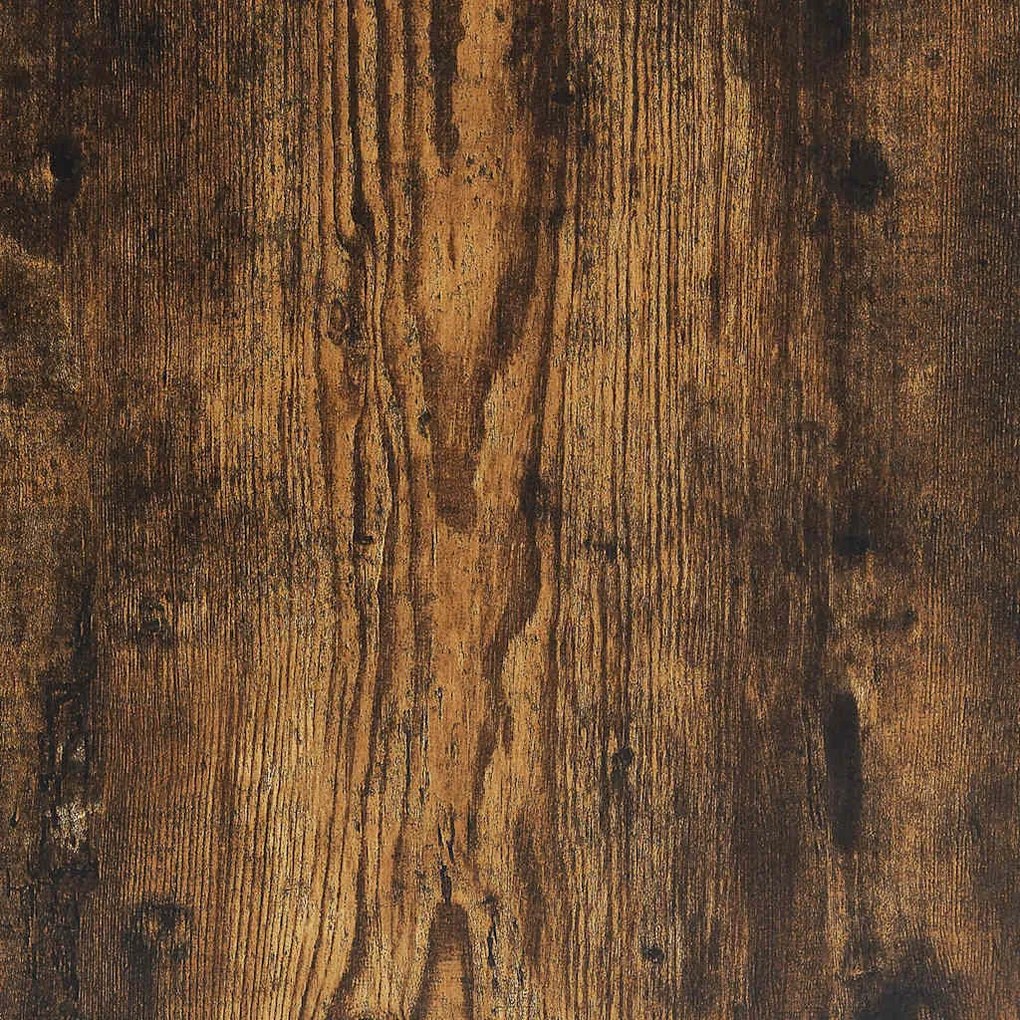 Závěsná Skříňka 60 X 31 X 60 Cm Kompozitní Dřevo Kouřový Dub
