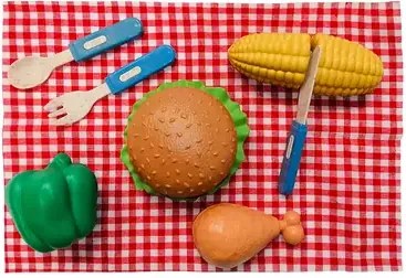 PLEJO Sada na piknik - Hamburger / od 3 let