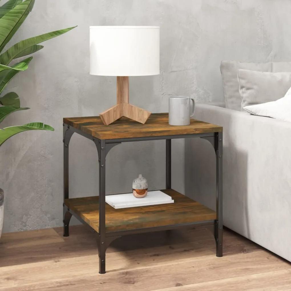 vidaXL Konferenční stolek 50 x 50 x 40 cm kompozitní dřevo [819372] Barva: šedá sonoma