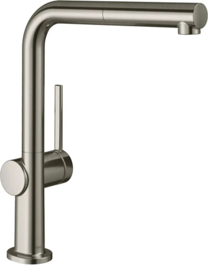 Hansgrohe M54, dřezová baterie Talis s výsuvnou koncovkou, sBox, vzhled nerezový 72809800