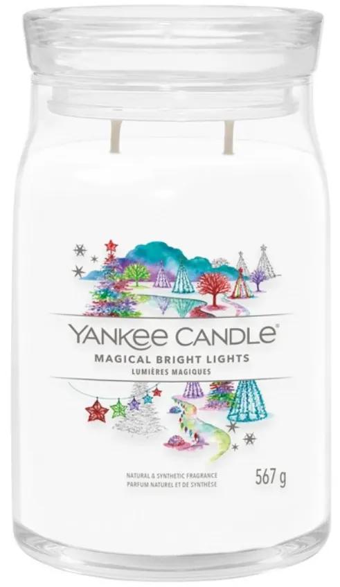 Velká vonná svíčka Yankee Candle Magical Bright Lights Signature