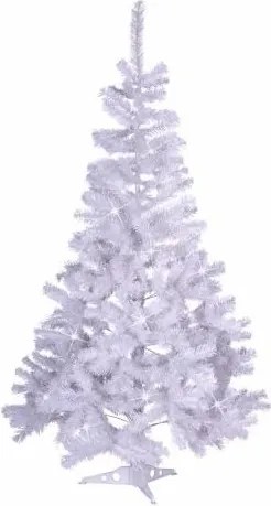 Umělý vánoční strom s třpytivým efektem - 150 cm, bílý